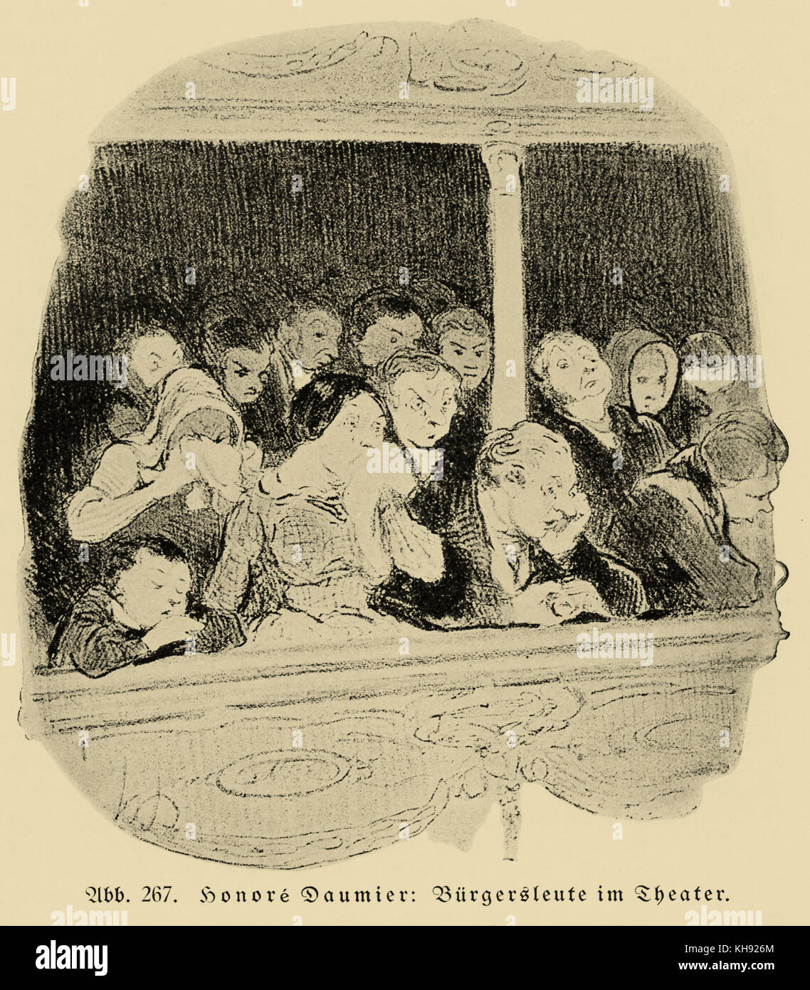 Caricature by honore daumier hi-res stock photography and images - Alamy