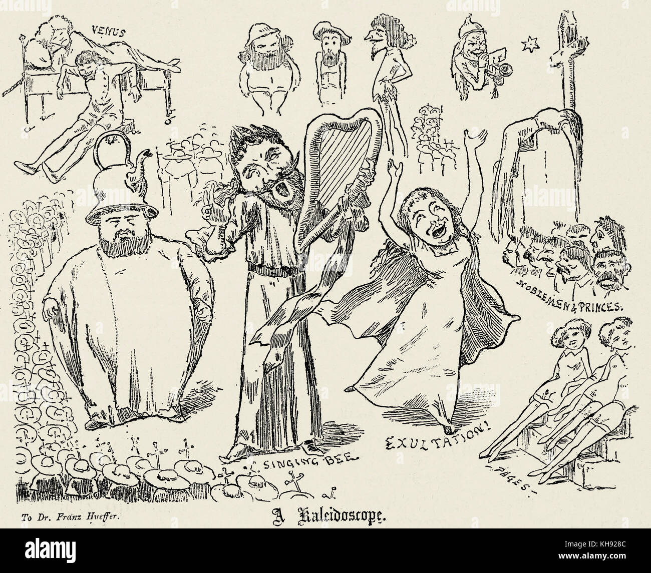 Caricature of richard wagner hi-res stock photography and images - Alamy