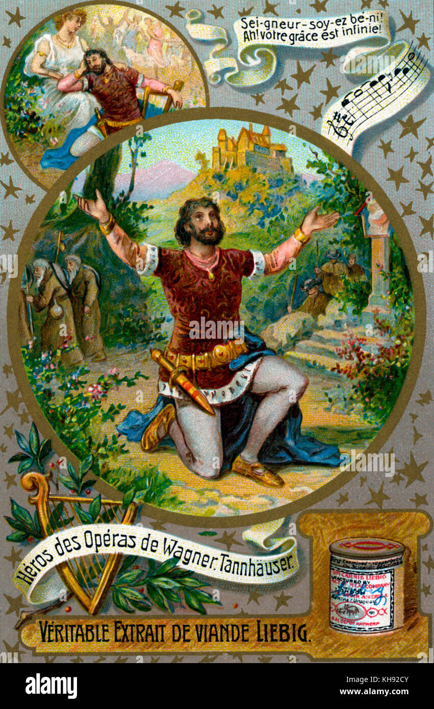 Tannhäuser. Character in opera by Richard Wagner of the same name ...