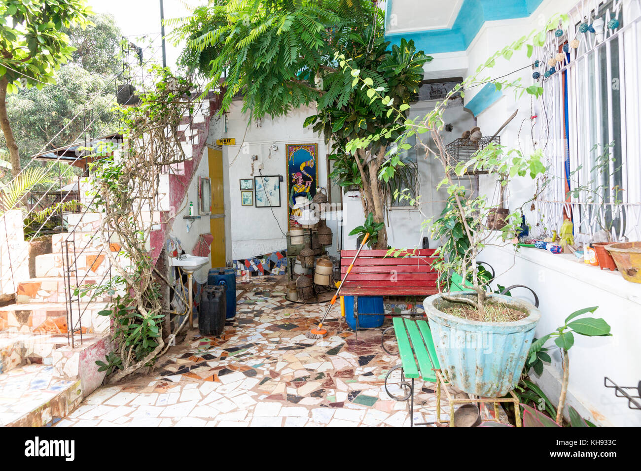 Indian Kitchen guest house and Restaurant Stock Photo - Alamy