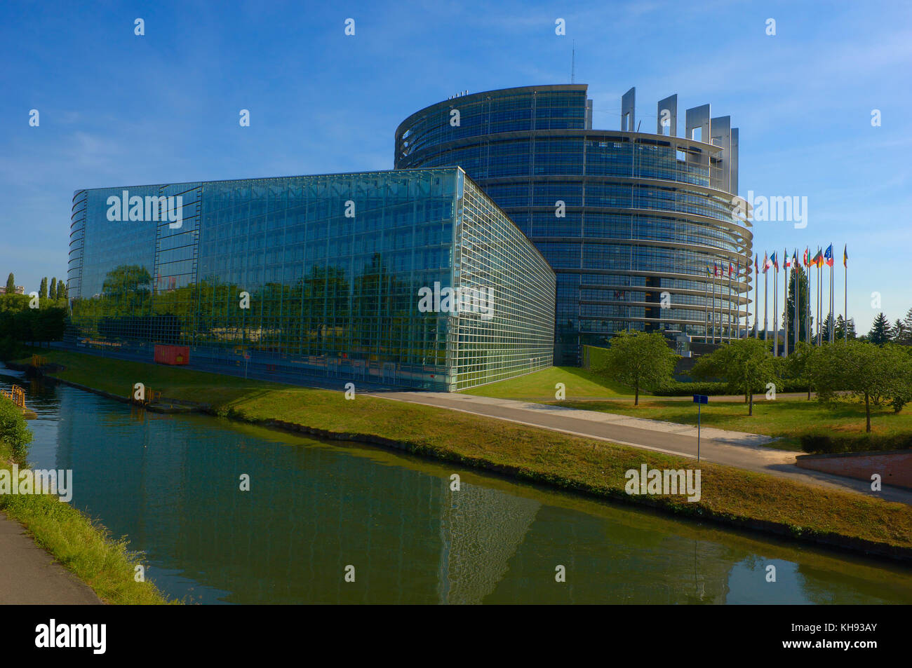Strasbourg, European Parliament building, UNESCO world heritage site ...