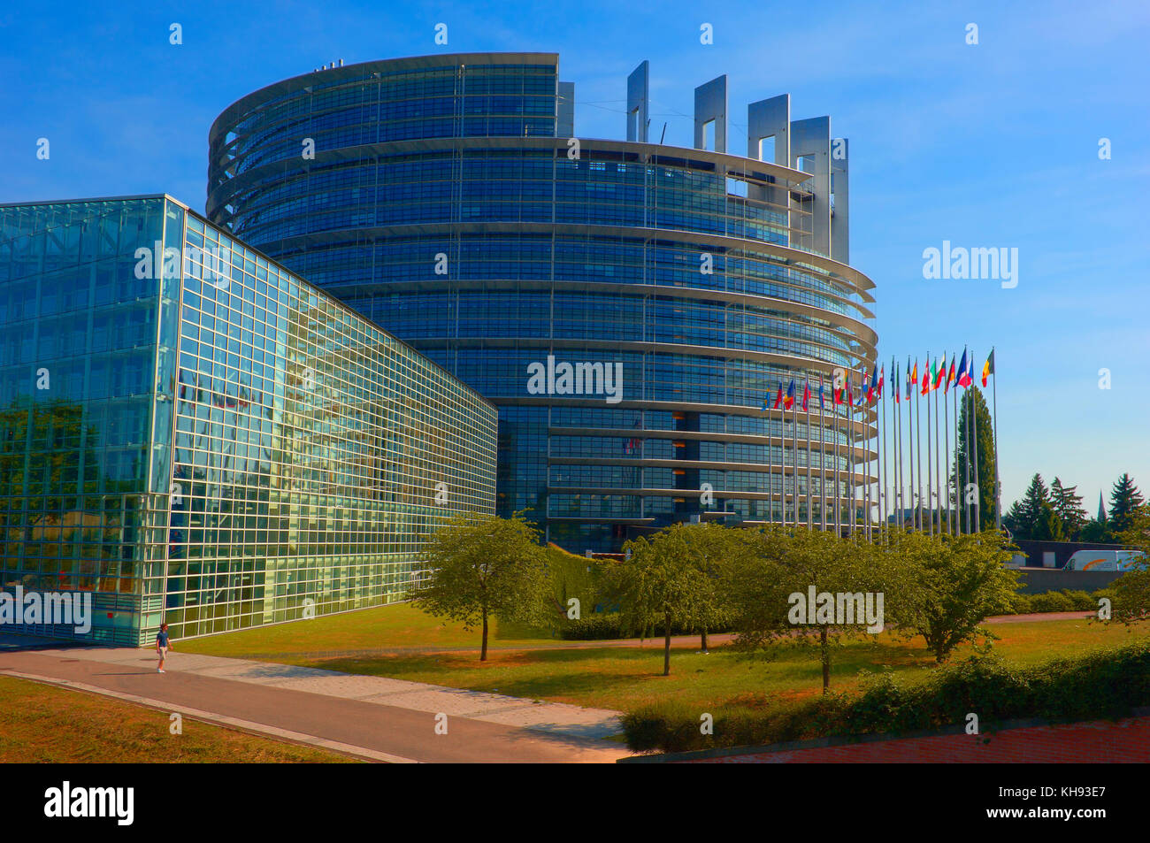 Strasbourg, European Parliament building, UNESCO world heritage site ...