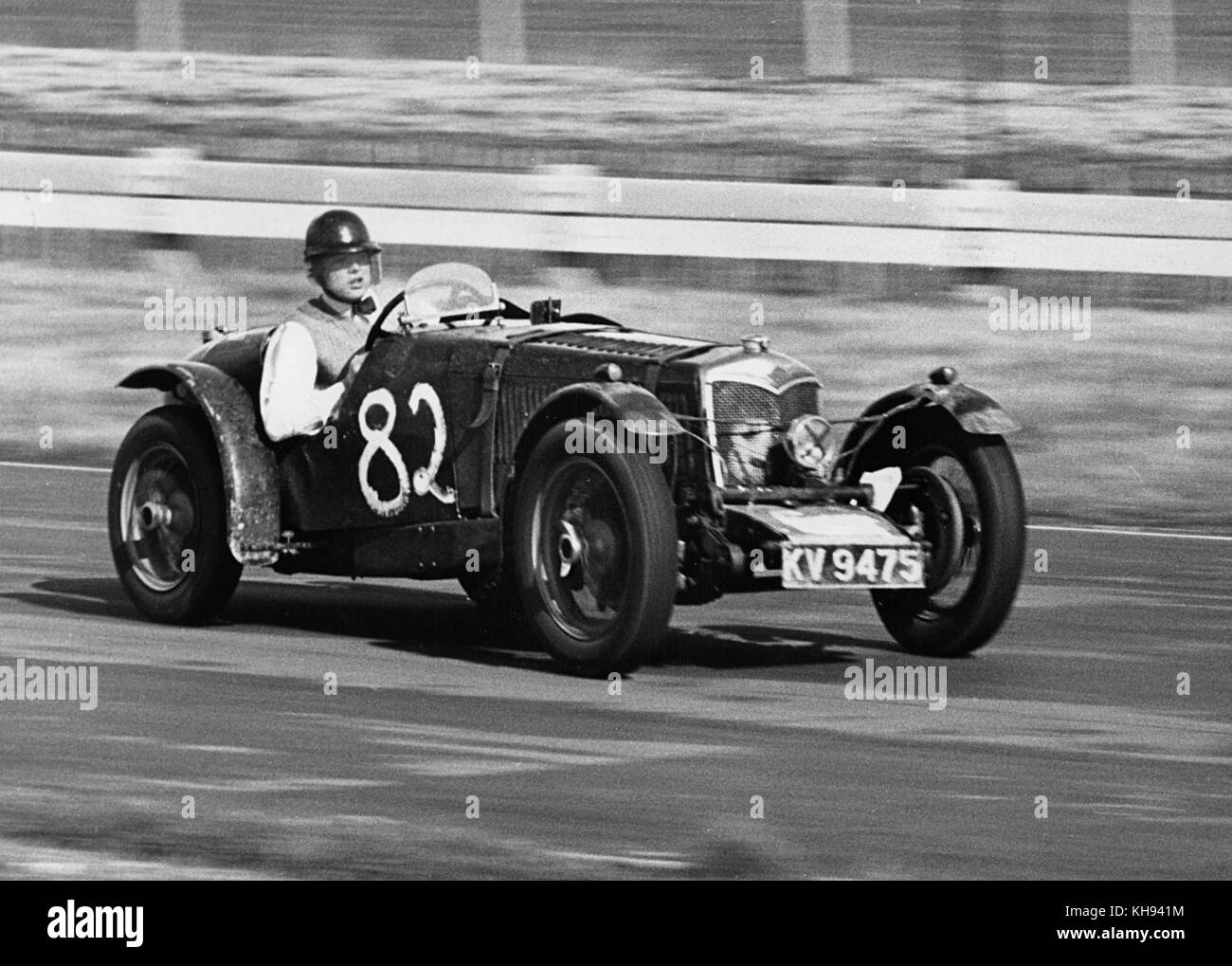 Riley racing car Black and White Stock Photos & Images - Alamy
