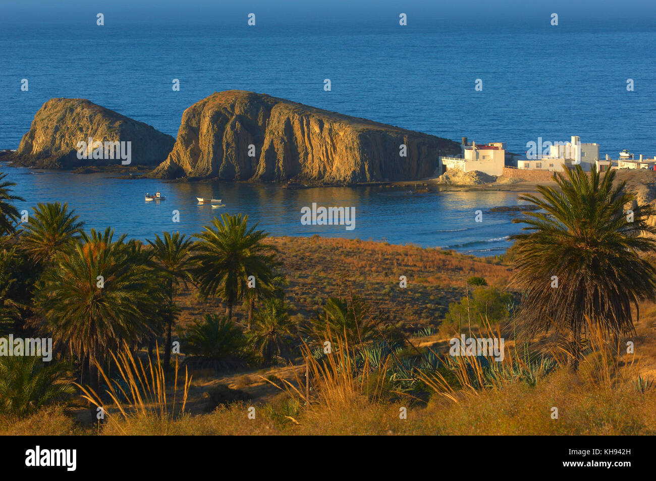 Isleta del Moro, Cabo de Gata, Biosphere Reserve, fishing village, Cabo ...