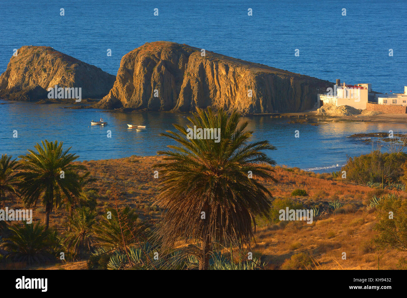 Isleta del Moro, Cabo de Gata, Biosphere Reserve, fishing village, Cabo ...
