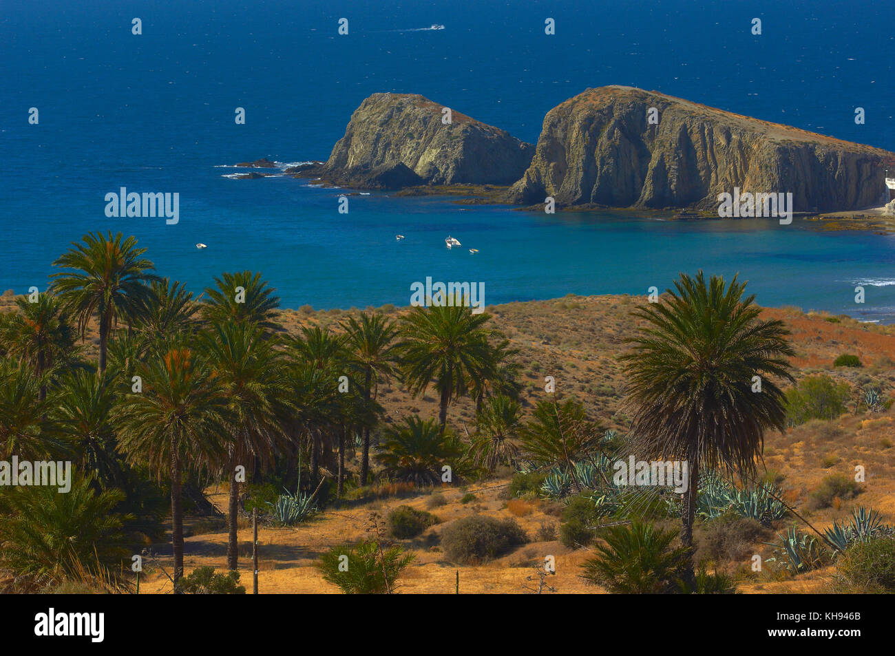 Isleta del Moro, Cabo de Gata, Biosphere Reserve, fishing village, Cabo ...