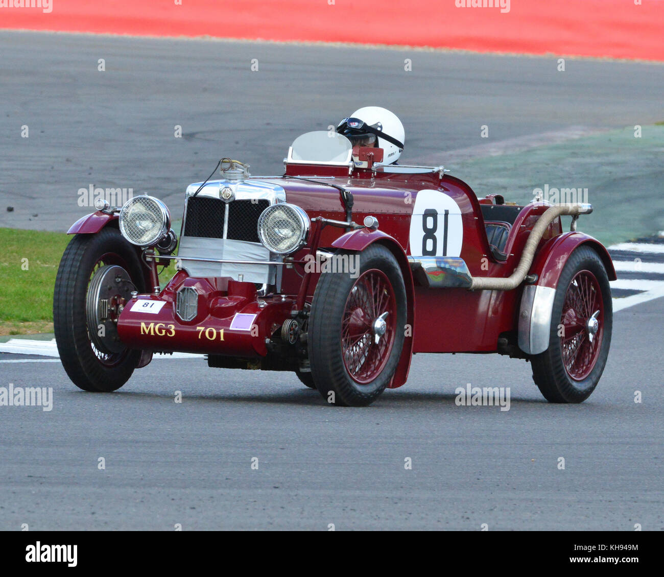 Roger Tushingham, MG N Type Special, Silverstone Trophy Race, VSCC ...