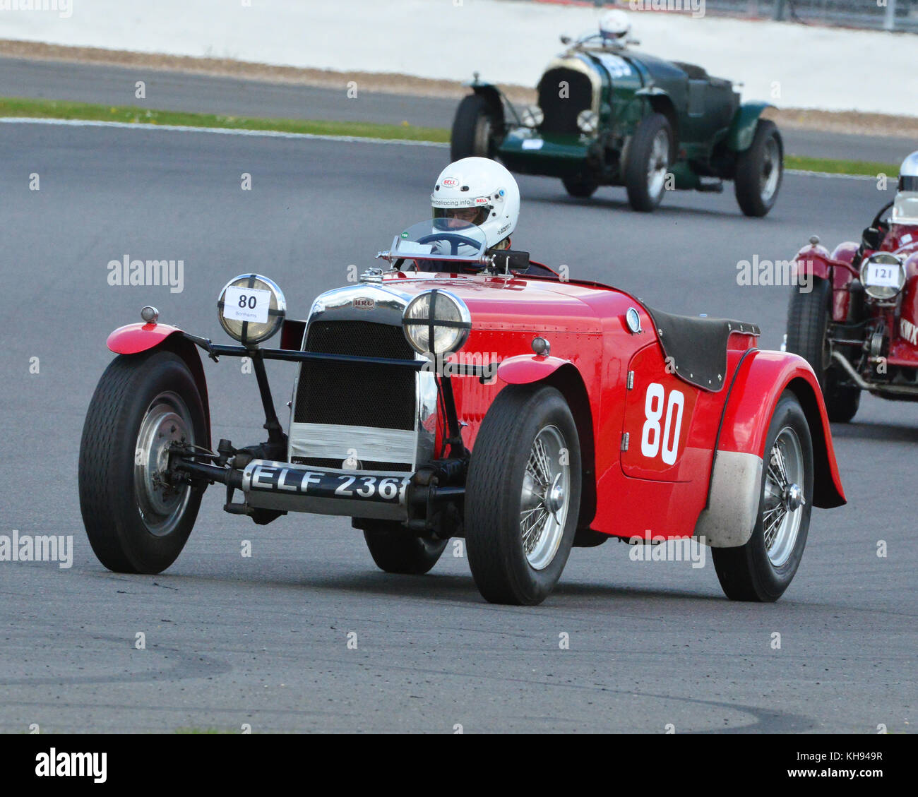Andrew Mitchell, HRG 1½ litre, Silverstone Trophy Race, VSCC, Formula ...