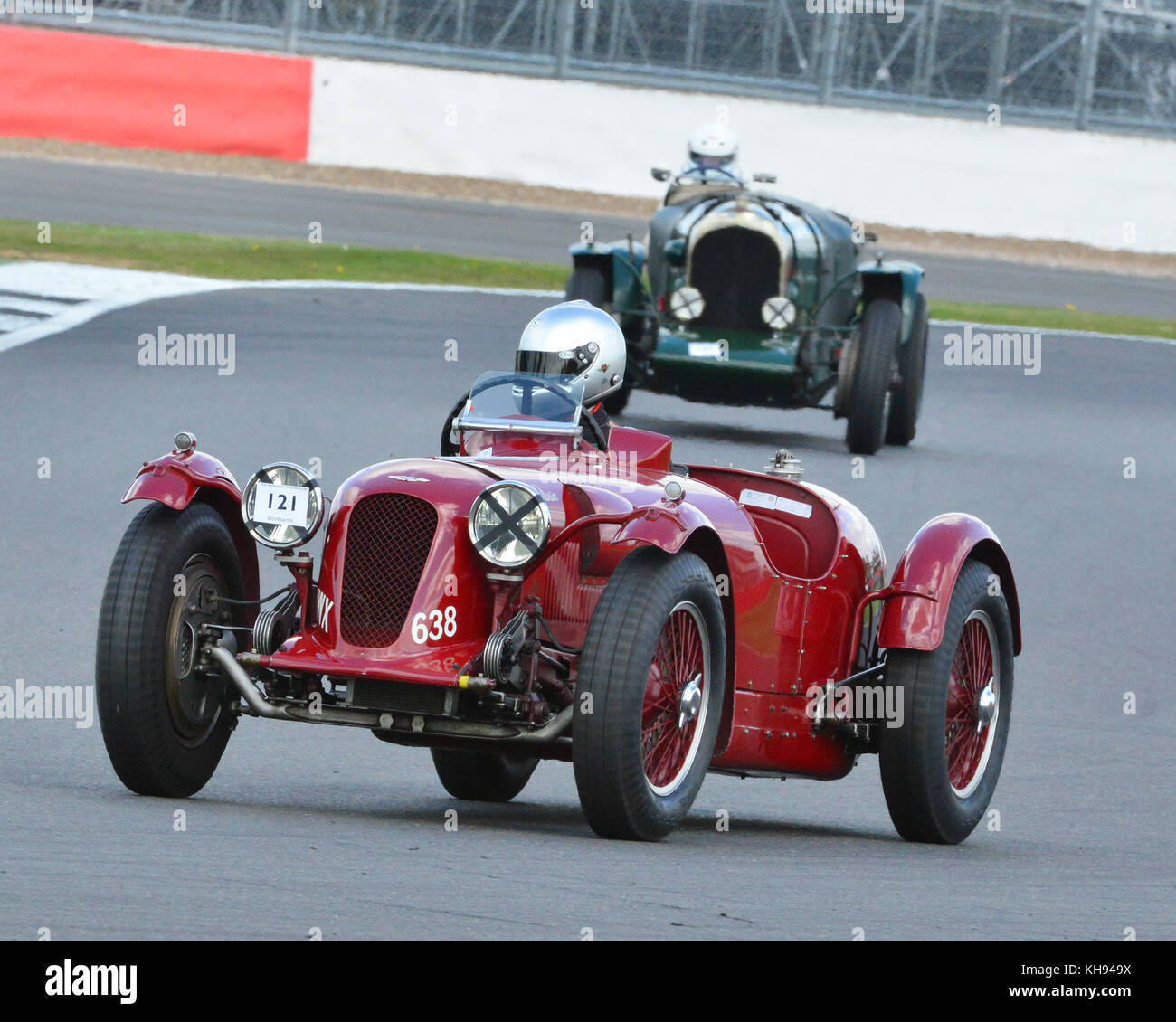 Mark Gillies, Aston Martin Speed Model, Silverstone Trophy Race, VSCC ...