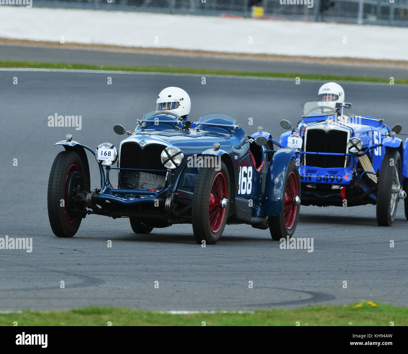 Stephen Riddington, Riley 12/4 Special, Silverstone Trophy Race, VSCC ...