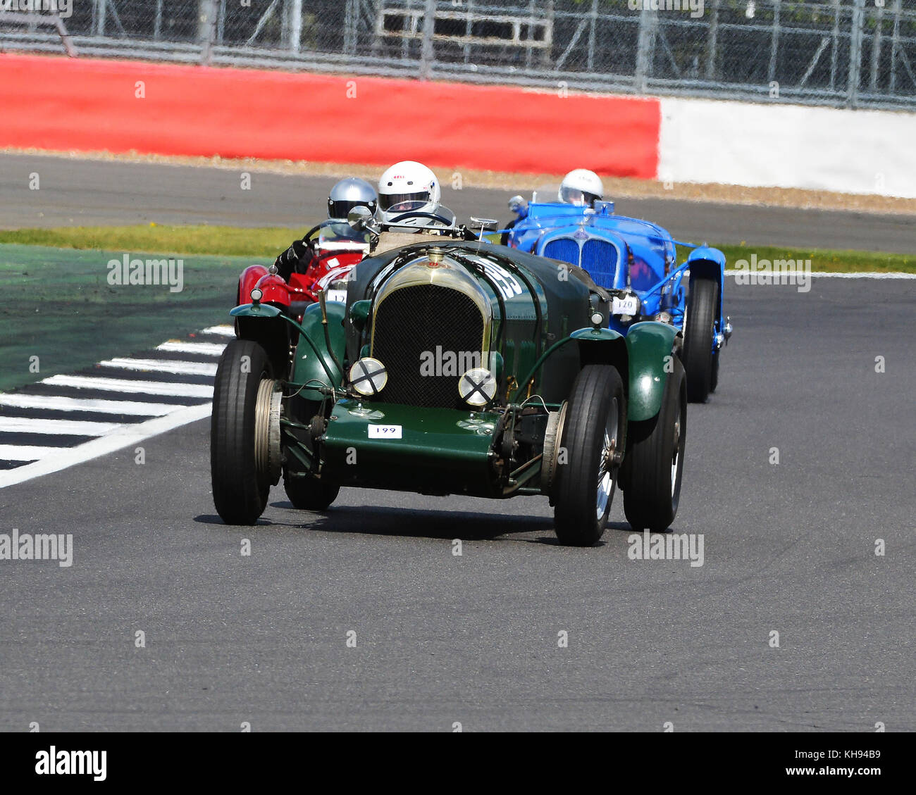 Clive Morley, Bentley 3/4½ Litre, Silverstone Trophy Race, VSCC ...