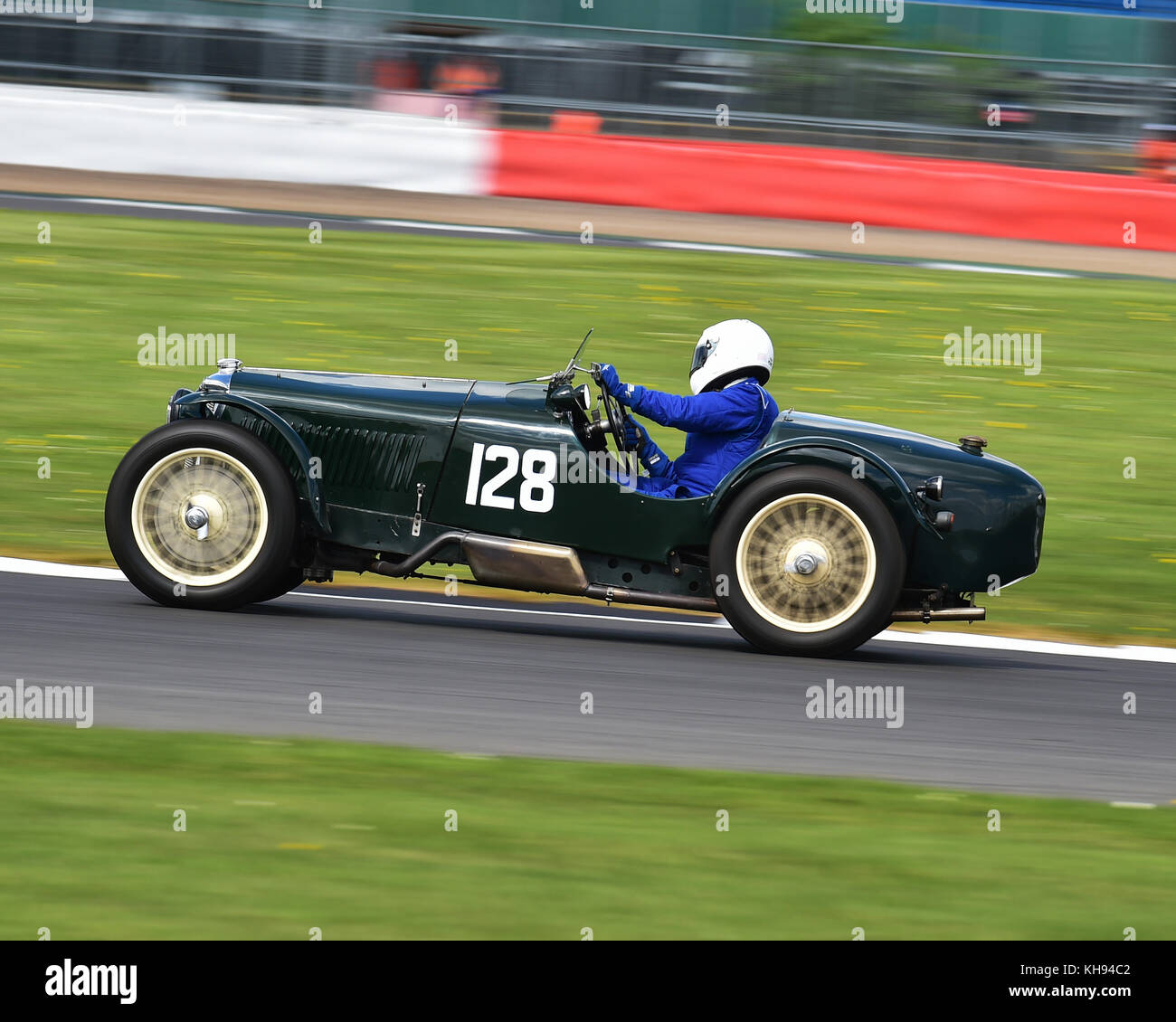 James Whitmore, Riley 12/4 Special, Silverstone Trophy Race, VSCC ...