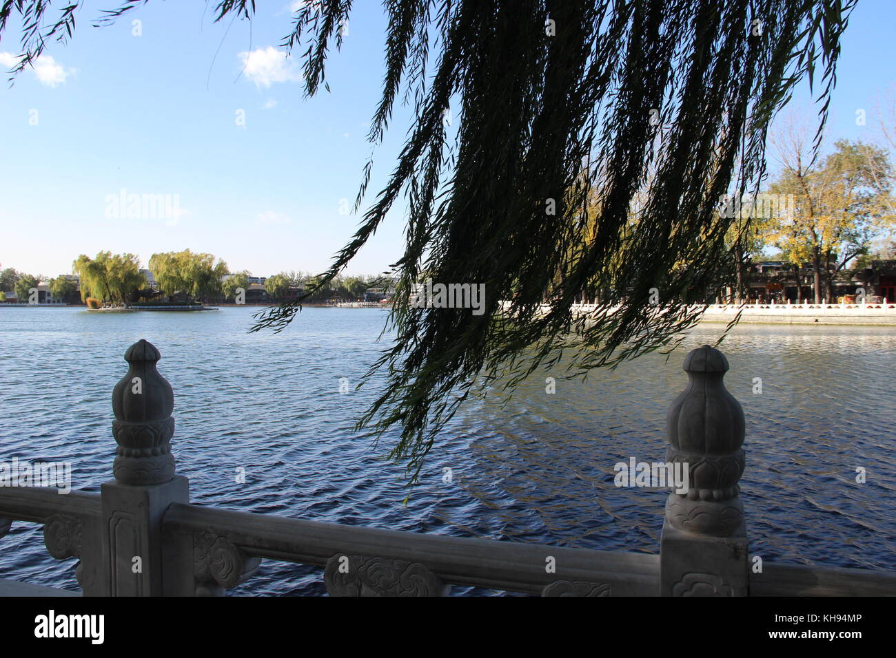 Traditional Park Lake in Beijing, China Stock Photo - Alamy