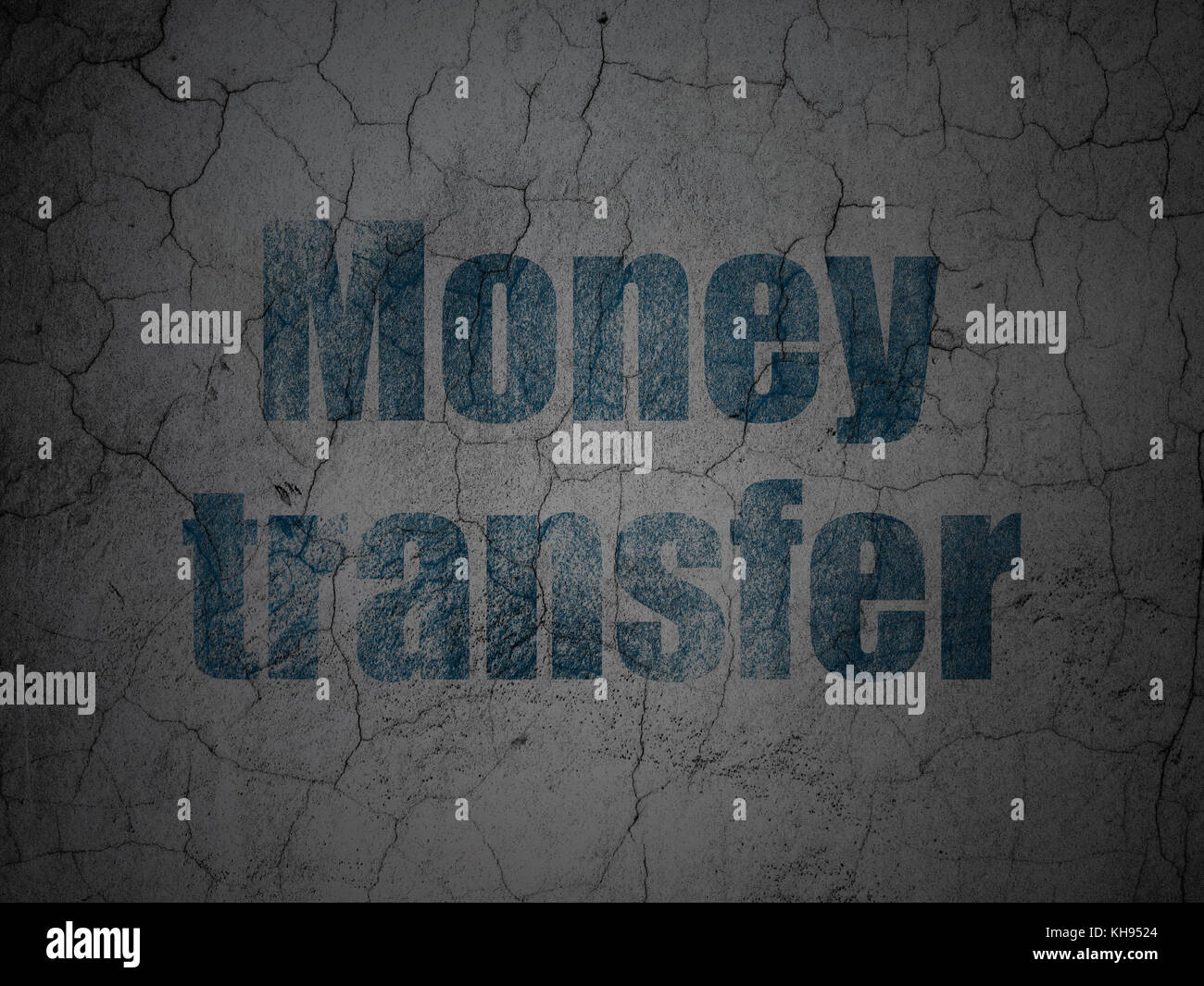 Currency concept: Money Transfer on grunge wall background Stock Photo ...