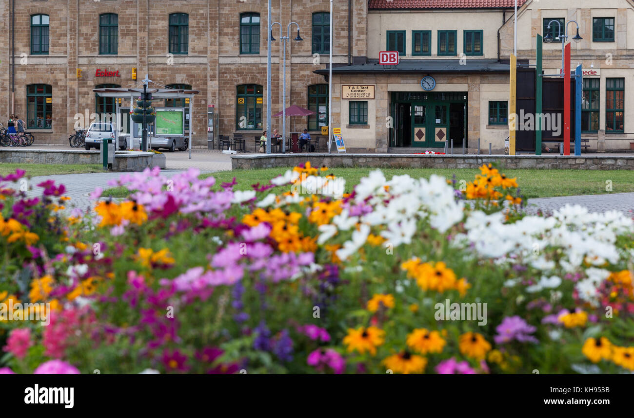 Bahnhof Wernigerode im Sommer Stock Photo - Alamy