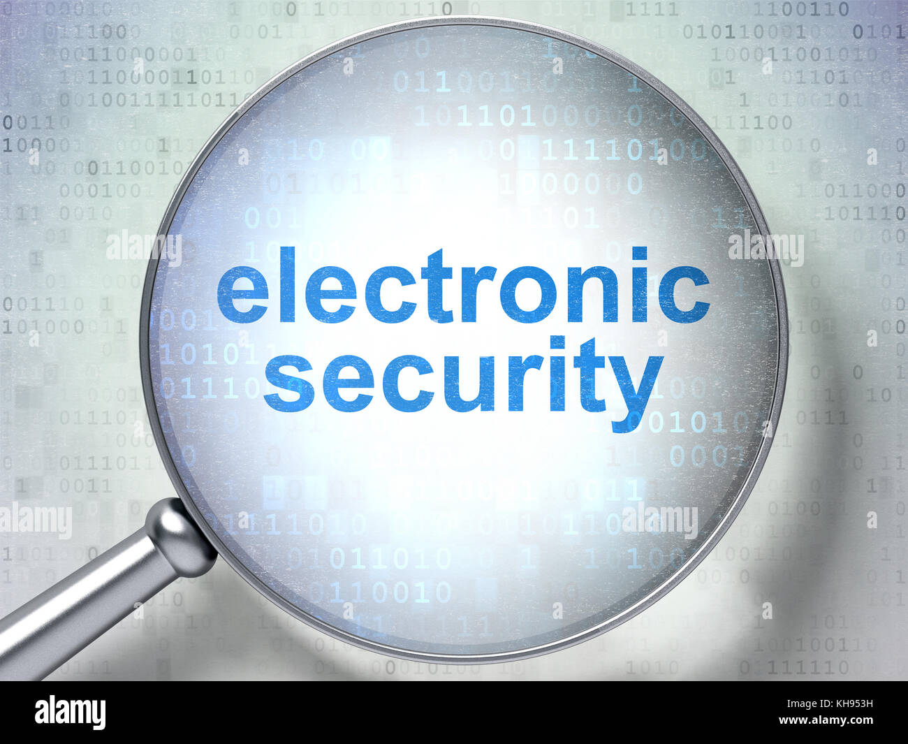 Safety concept: Electronic Security with optical glass Stock Photo - Alamy