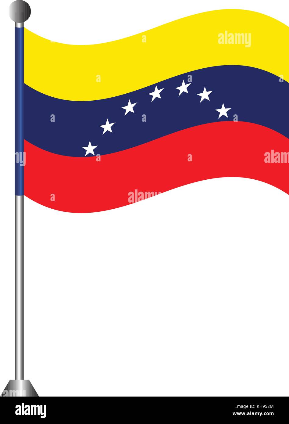 Flag of venezuela Stock Vector Images - Alamy