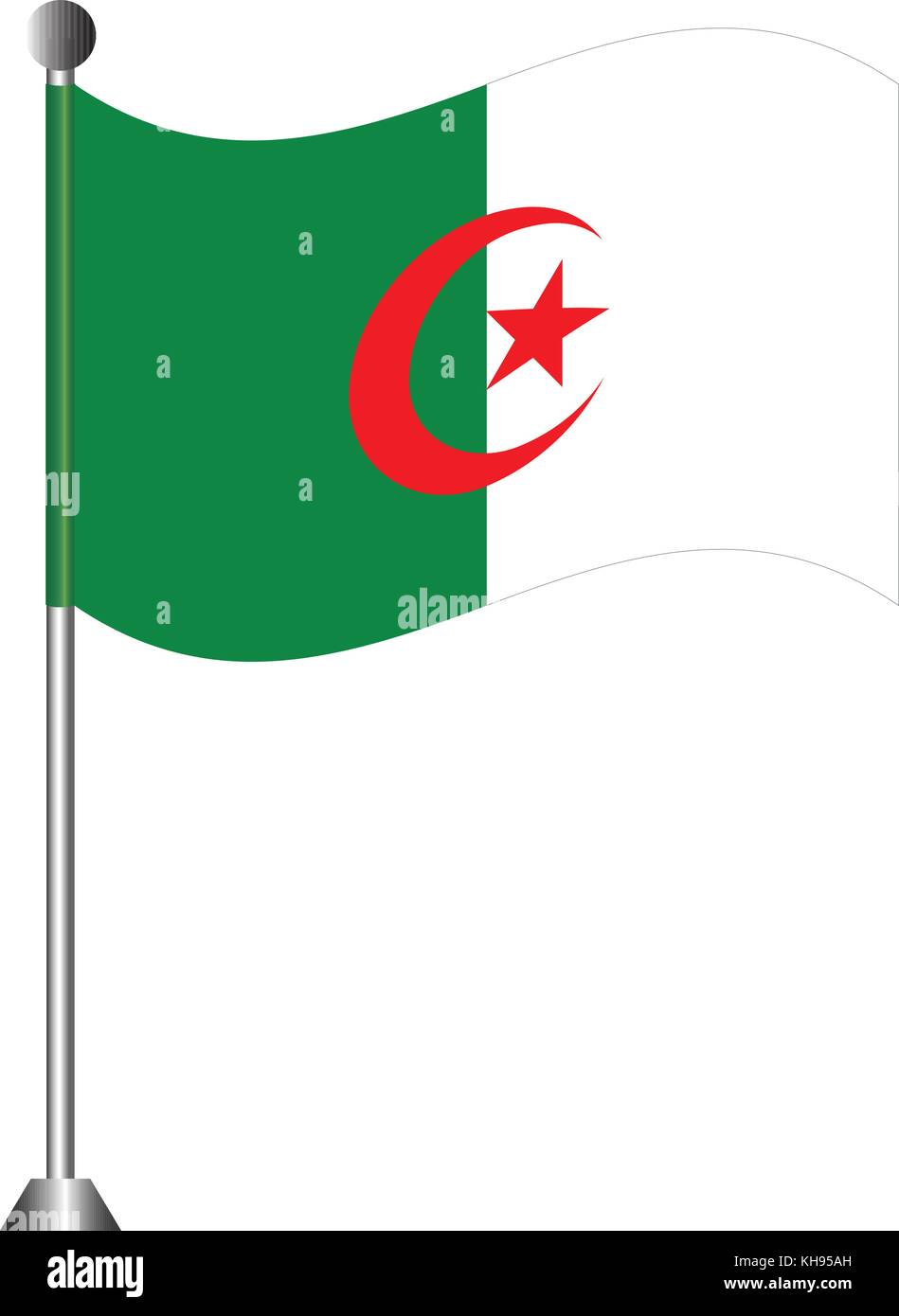 Flag of Algeria Stock Vector Image & Art - Alamy