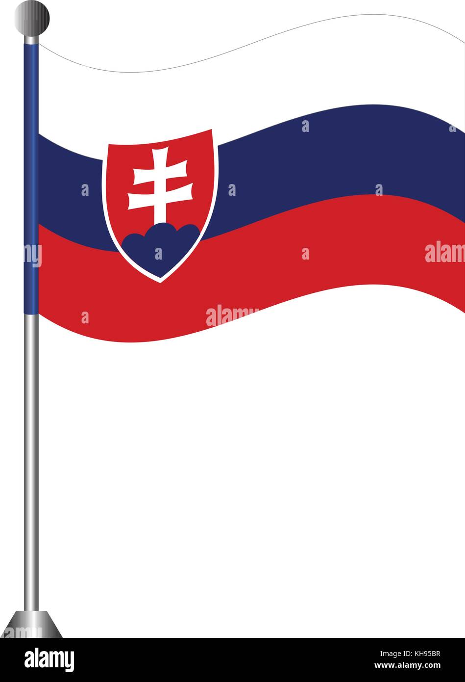 Flag of Slovakia Stock Vector Image & Art - Alamy