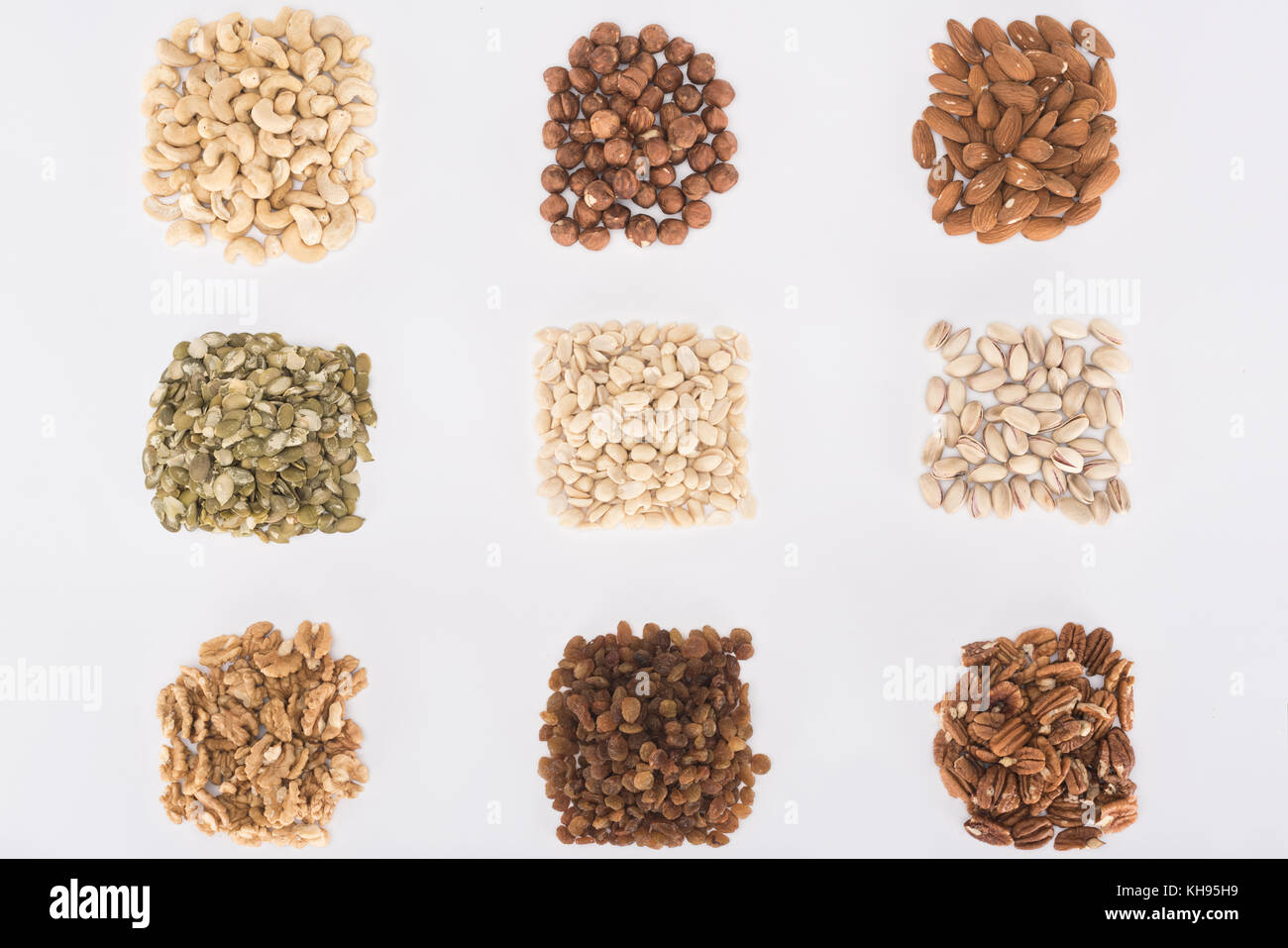 assorted delicious nuts Stock Photo - Alamy