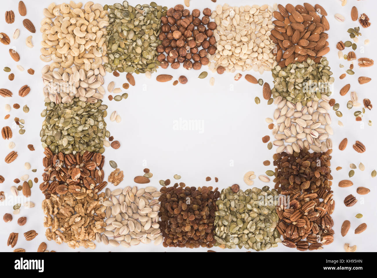 Frame of nuts hi-res stock photography and images - Alamy