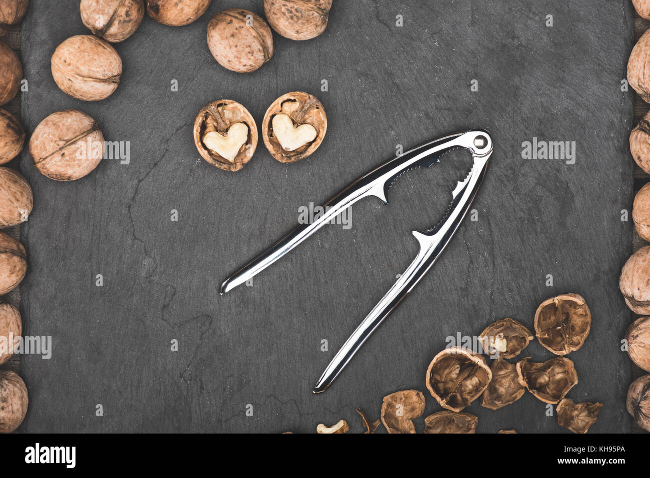 walnuts and nutcracker Stock Photo - Alamy