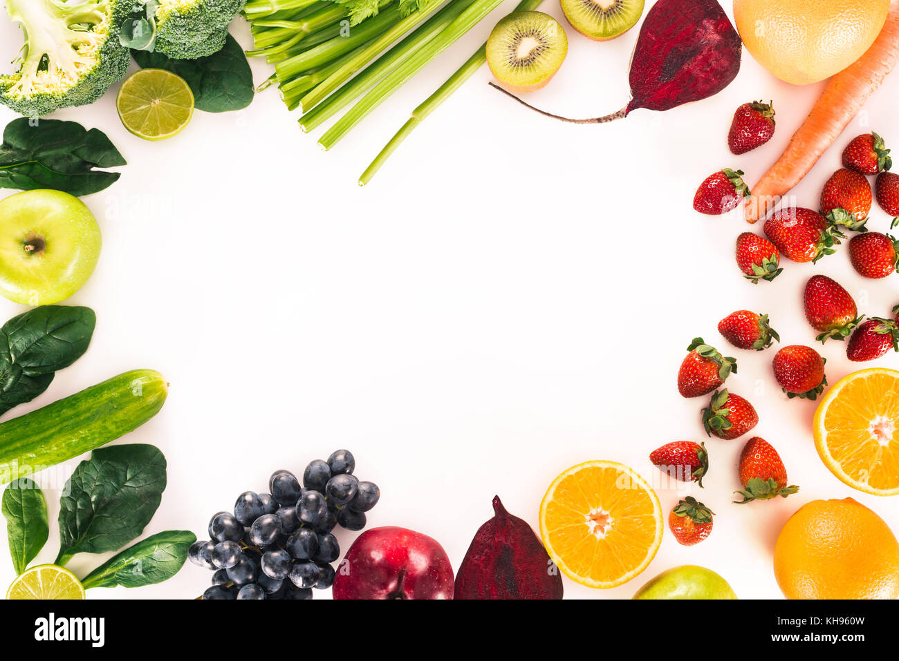 fresh vegetables, fruits and berries Stock Photo - Alamy