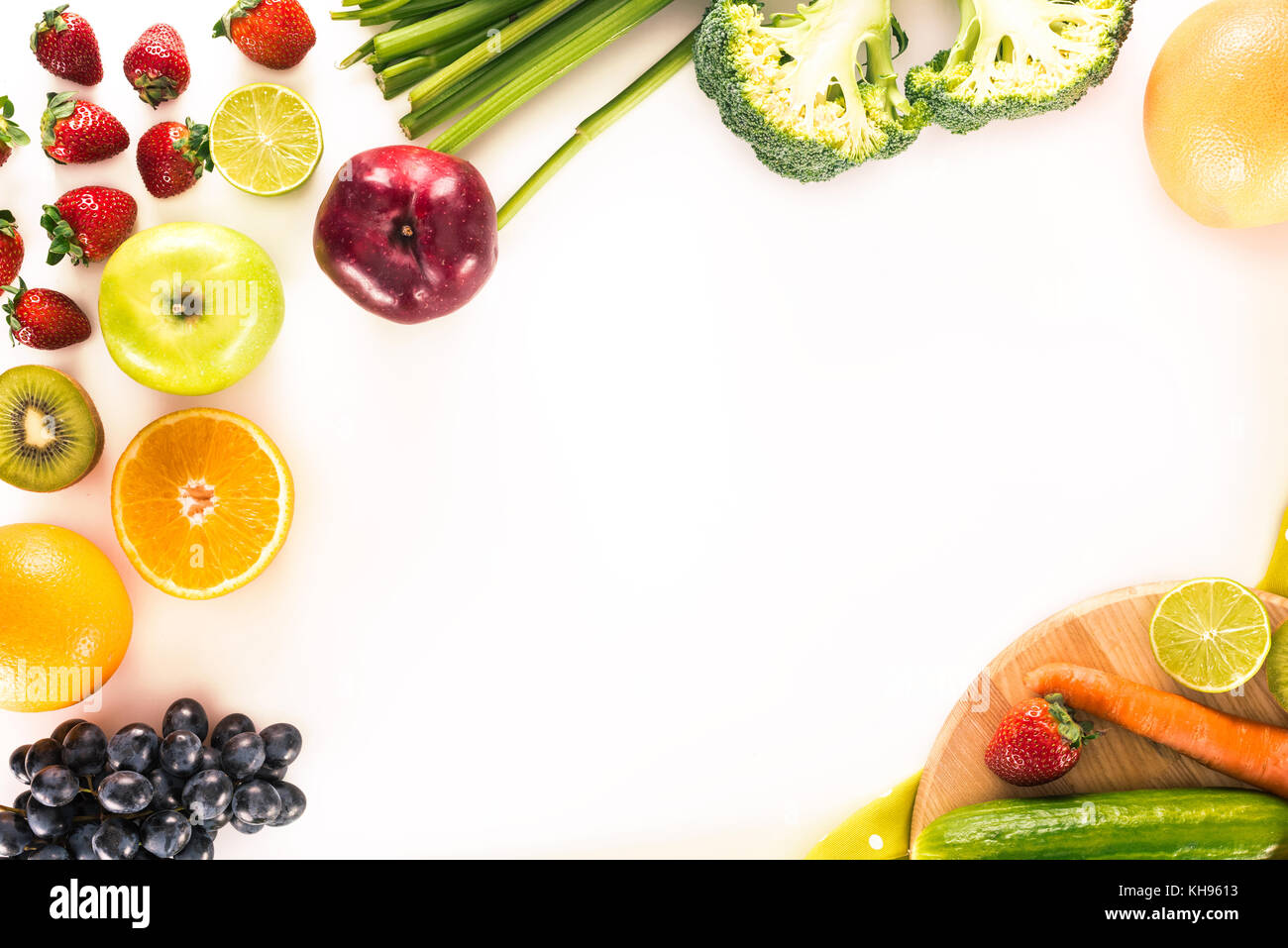 fresh vegetables, fruits and berries Stock Photo - Alamy