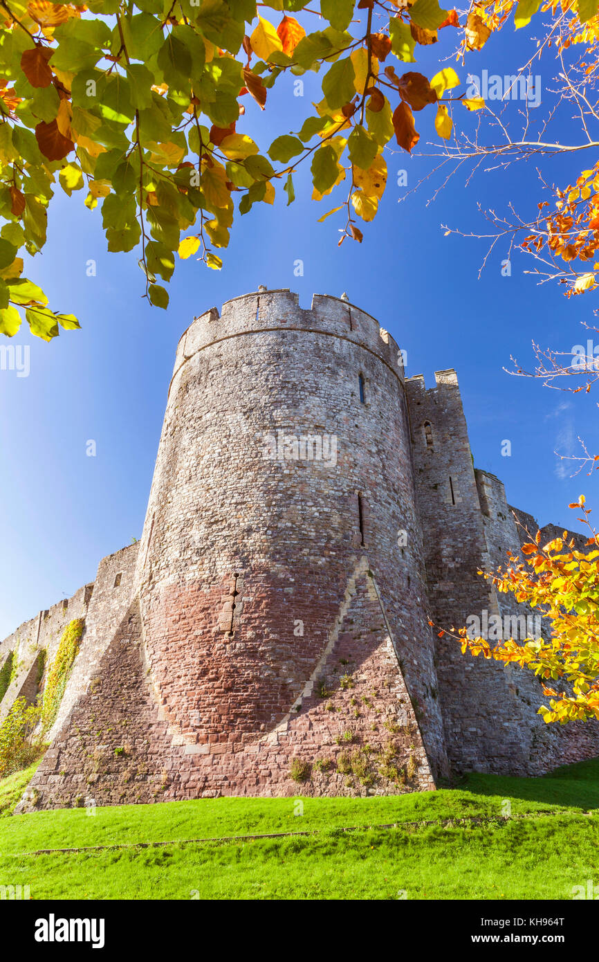 Chepstow Castle, Monmouthshire, Gwent, South Wales, UK Stock Photo - Alamy