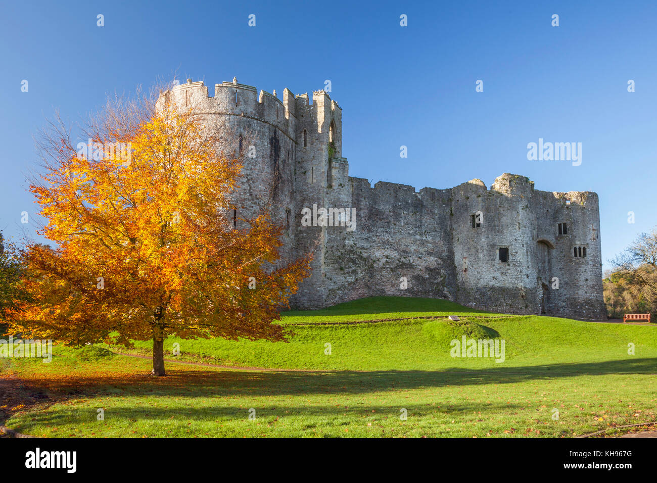 Chepstow castle gwent south wales hi-res stock photography and images ...
