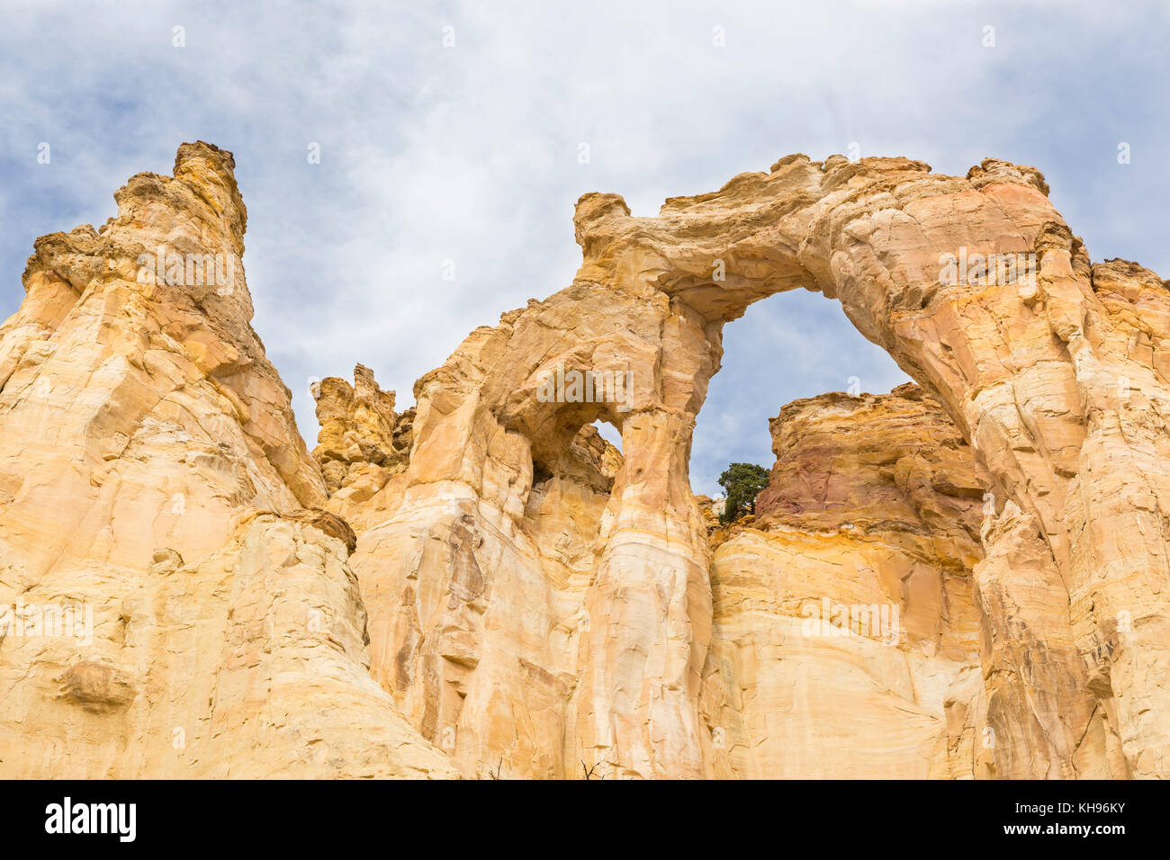 Grosvenor Arch double arch off of Cottonwood Canyon Road in Grand ...