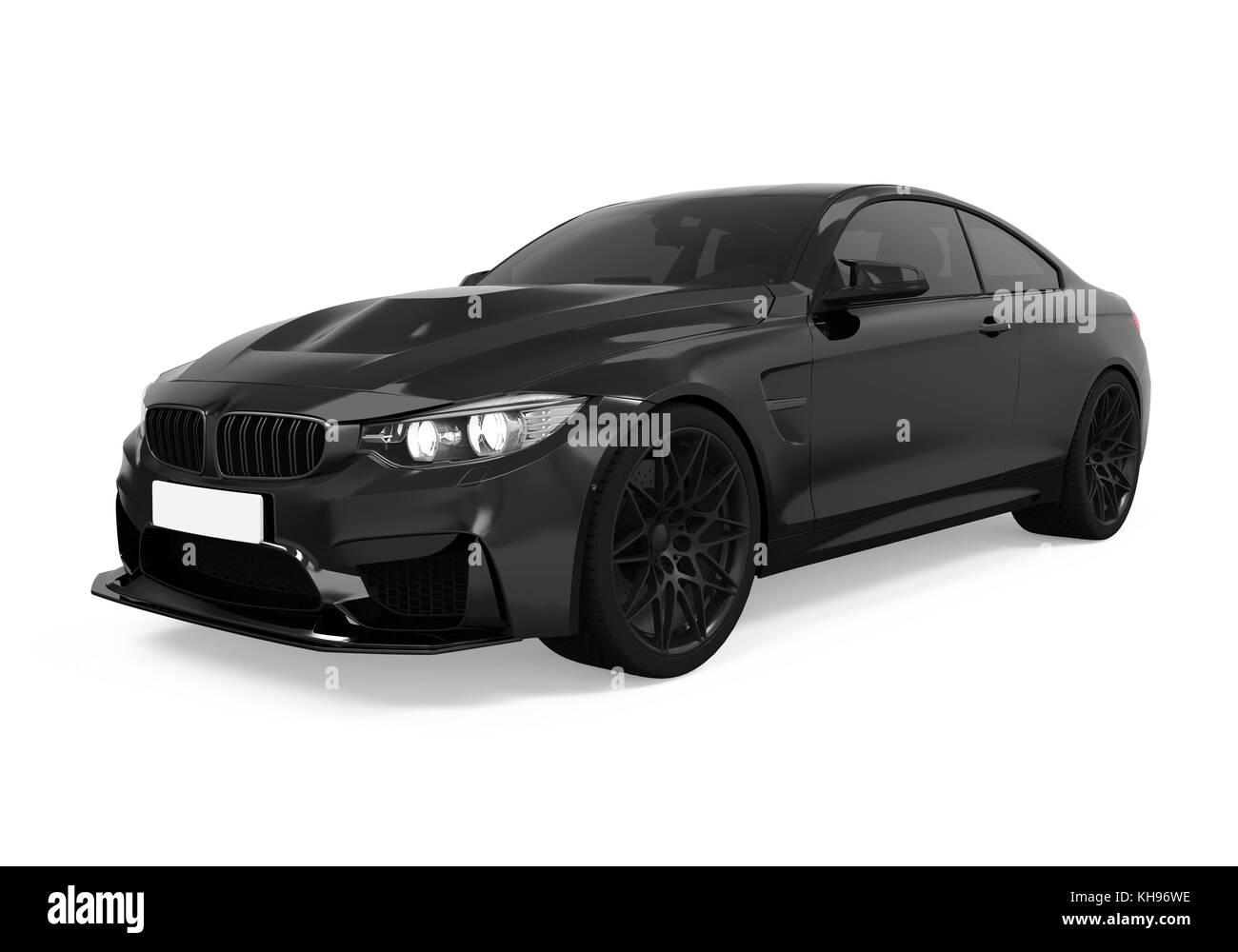 Sedan Car Isolated Stock Photo - Alamy