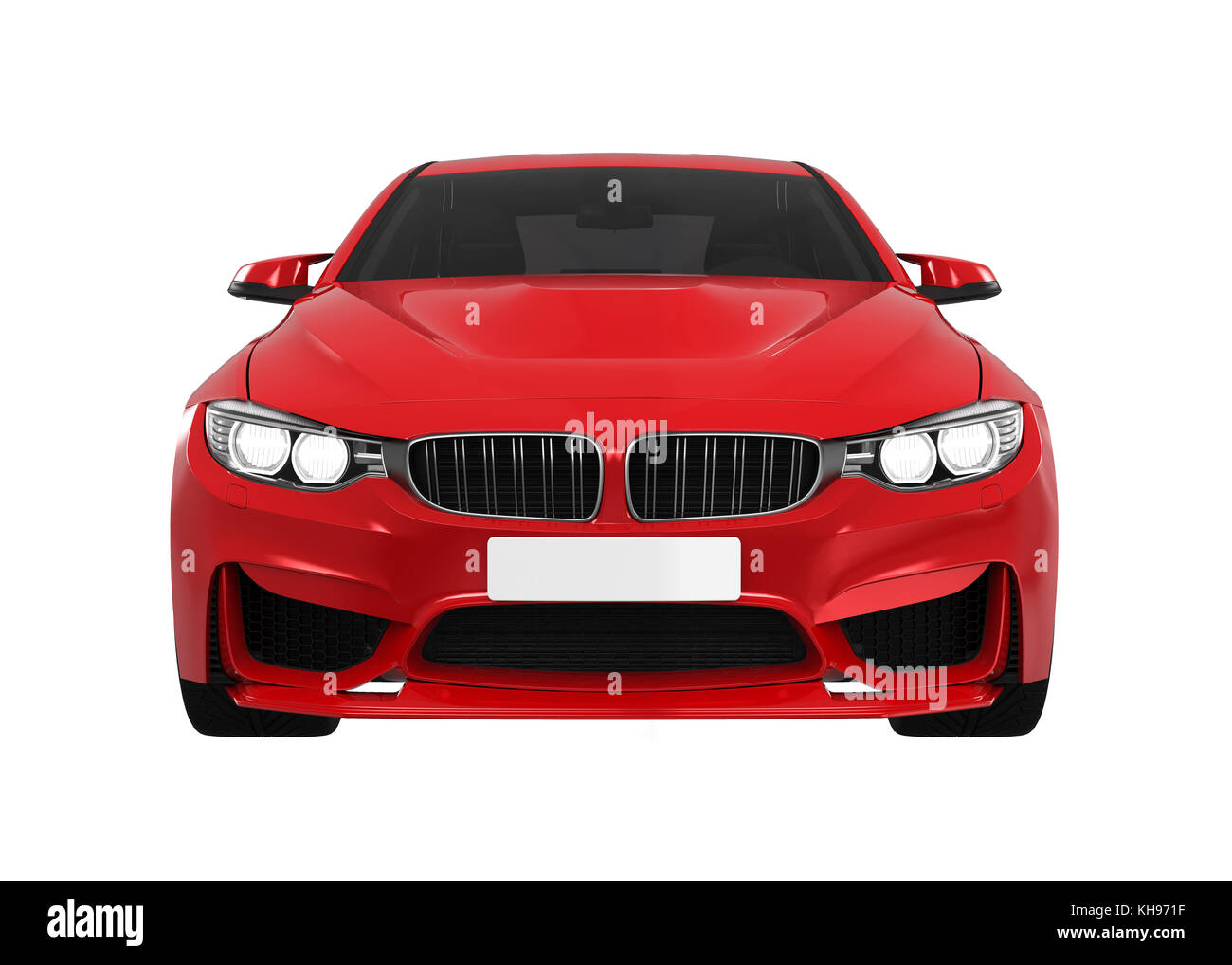 Sedan Car Isolated Stock Photo - Alamy