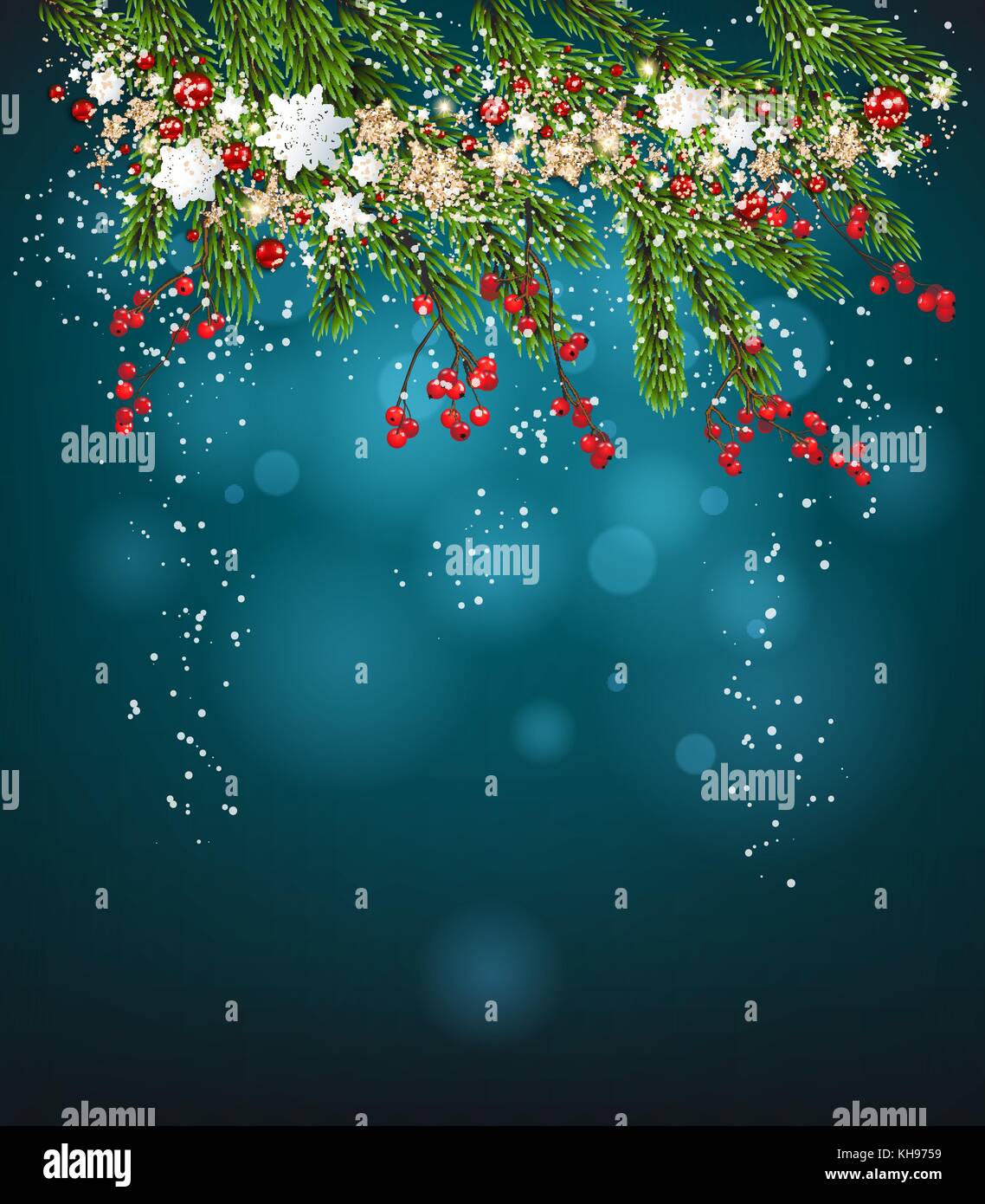 Card invitation congratulation pine Stock Vector Images - Alamy