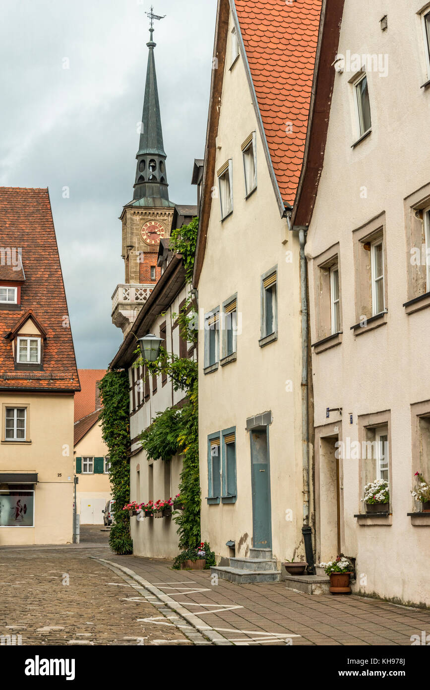Street scenes in the old medieval city of Weissenburg Stock Photo - Alamy