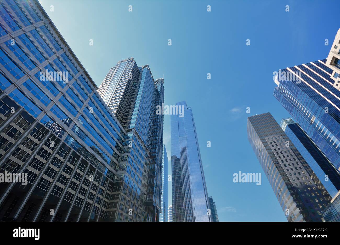 Detail of modern skyscrapers in Chicago, Illinois, USA Stock Photo - Alamy