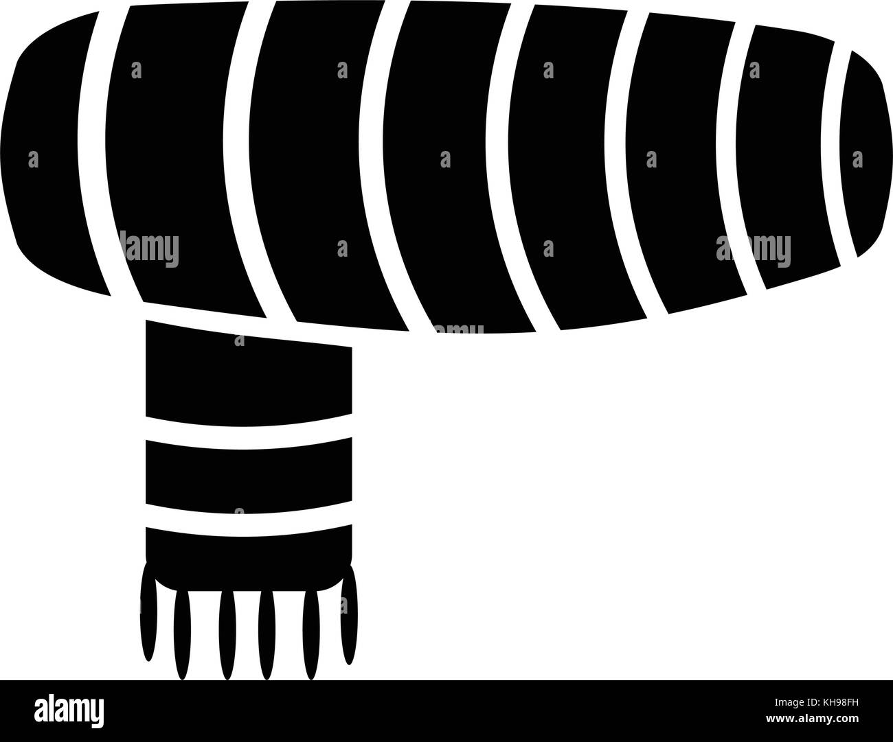 Woolen scarf silhouette Stock Vector Image & Art - Alamy