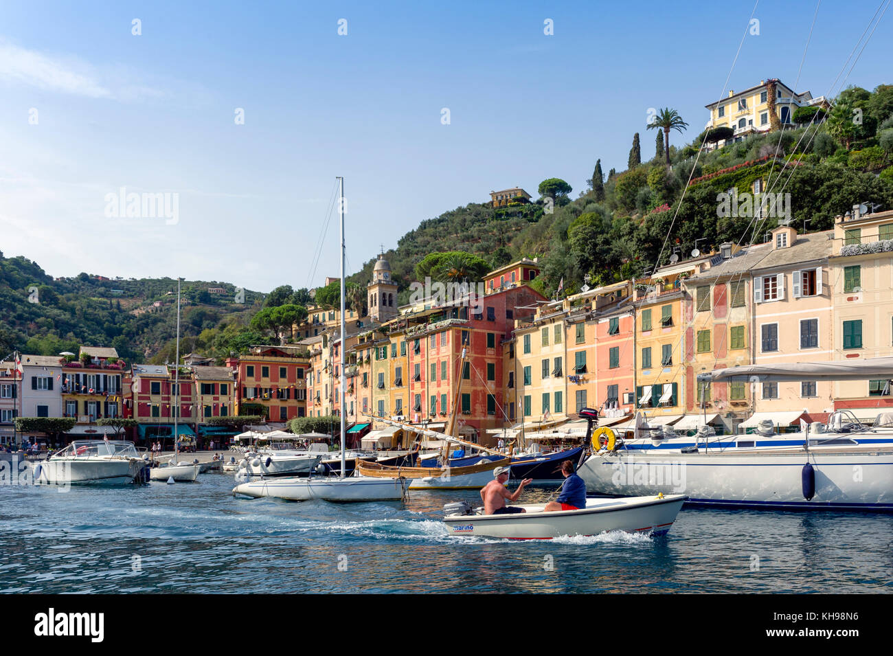 Italie. Ligurie. Golfe de Tigullio, Riviera Italienne. Portofino. Le ...