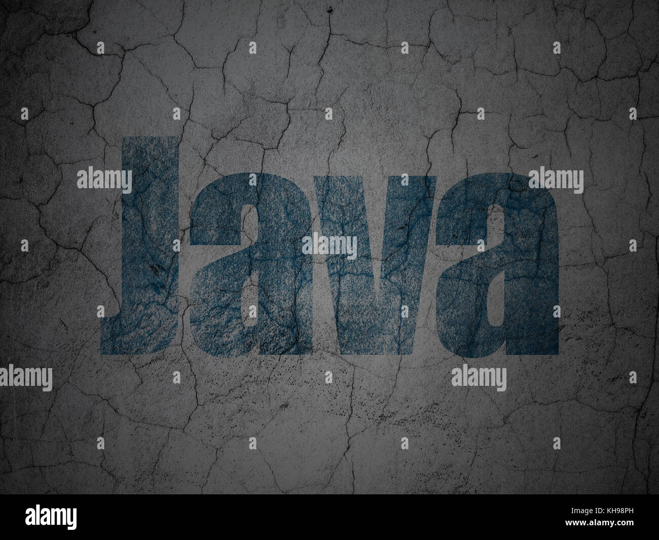 Database concept: Java on grunge wall background Stock Photo - Alamy
