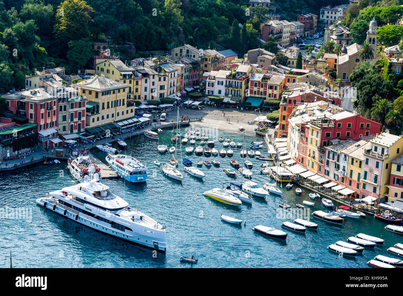 Italie. Ligurie. Golfe de Tigullio, Riviera Italienne. Portofino ...