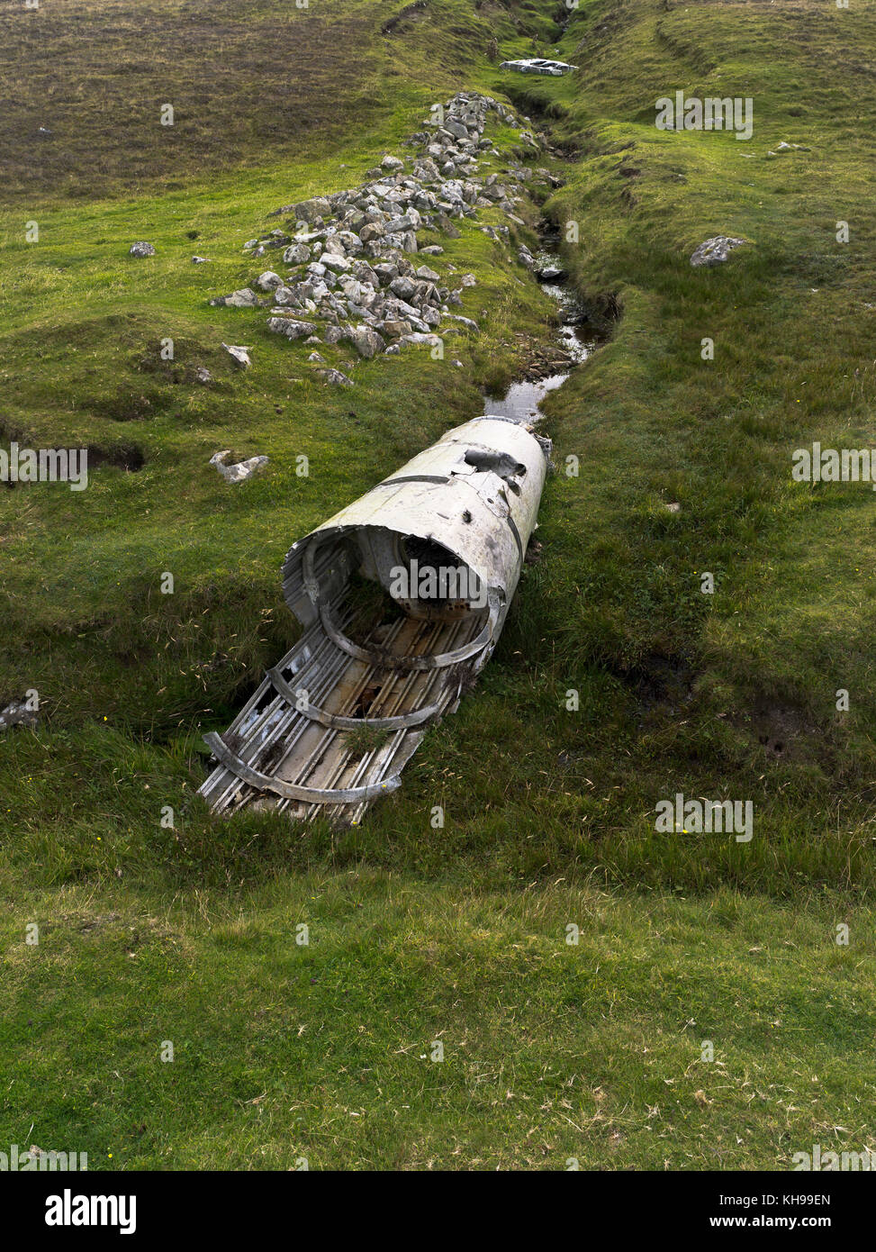 dh German Heinkel aircraft FAIR ISLE SCOTLAND Fuselage from Second ...