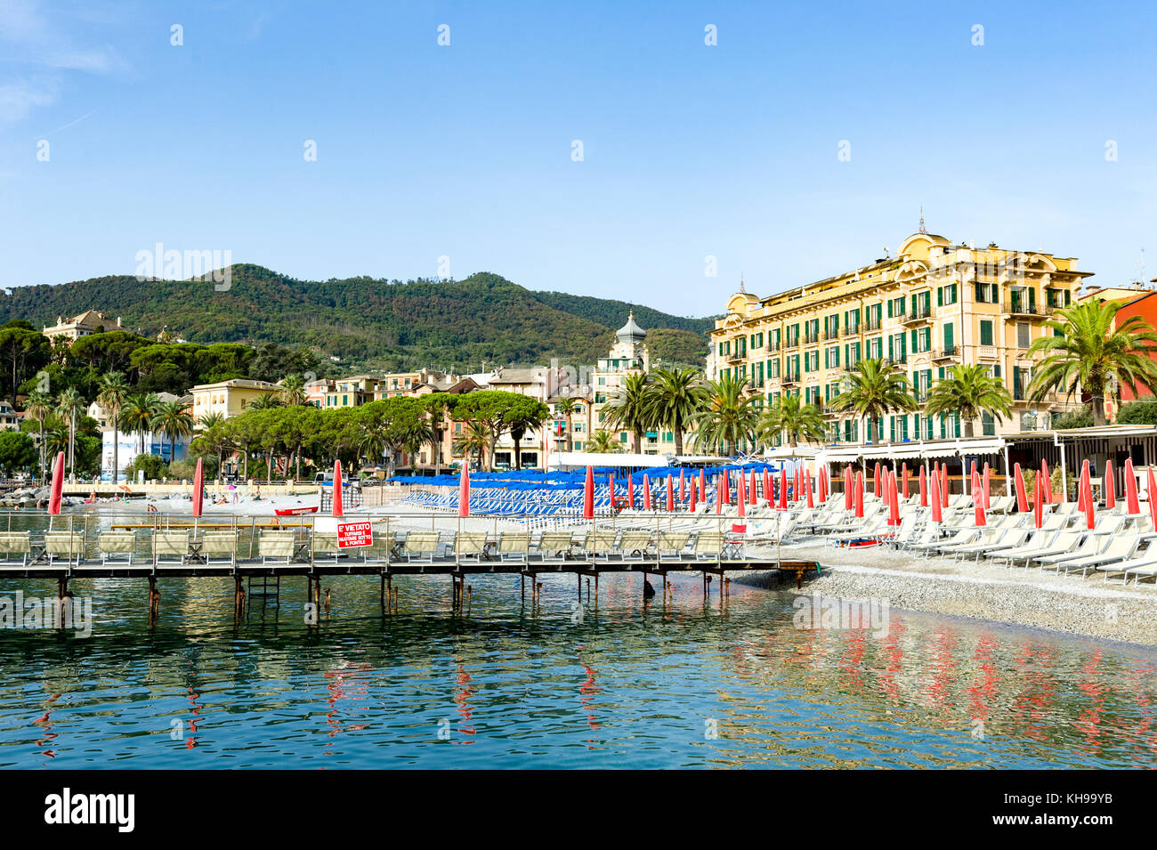 Europe. Italy. Liguria. Gulf of Tigullio, Italian Riviera. Santa ...