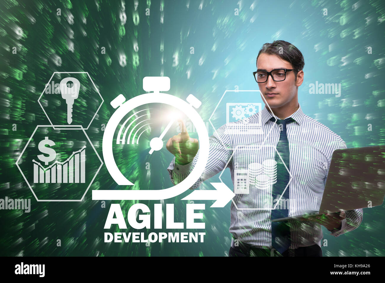 Concept of agile software development Stock Photo - Alamy