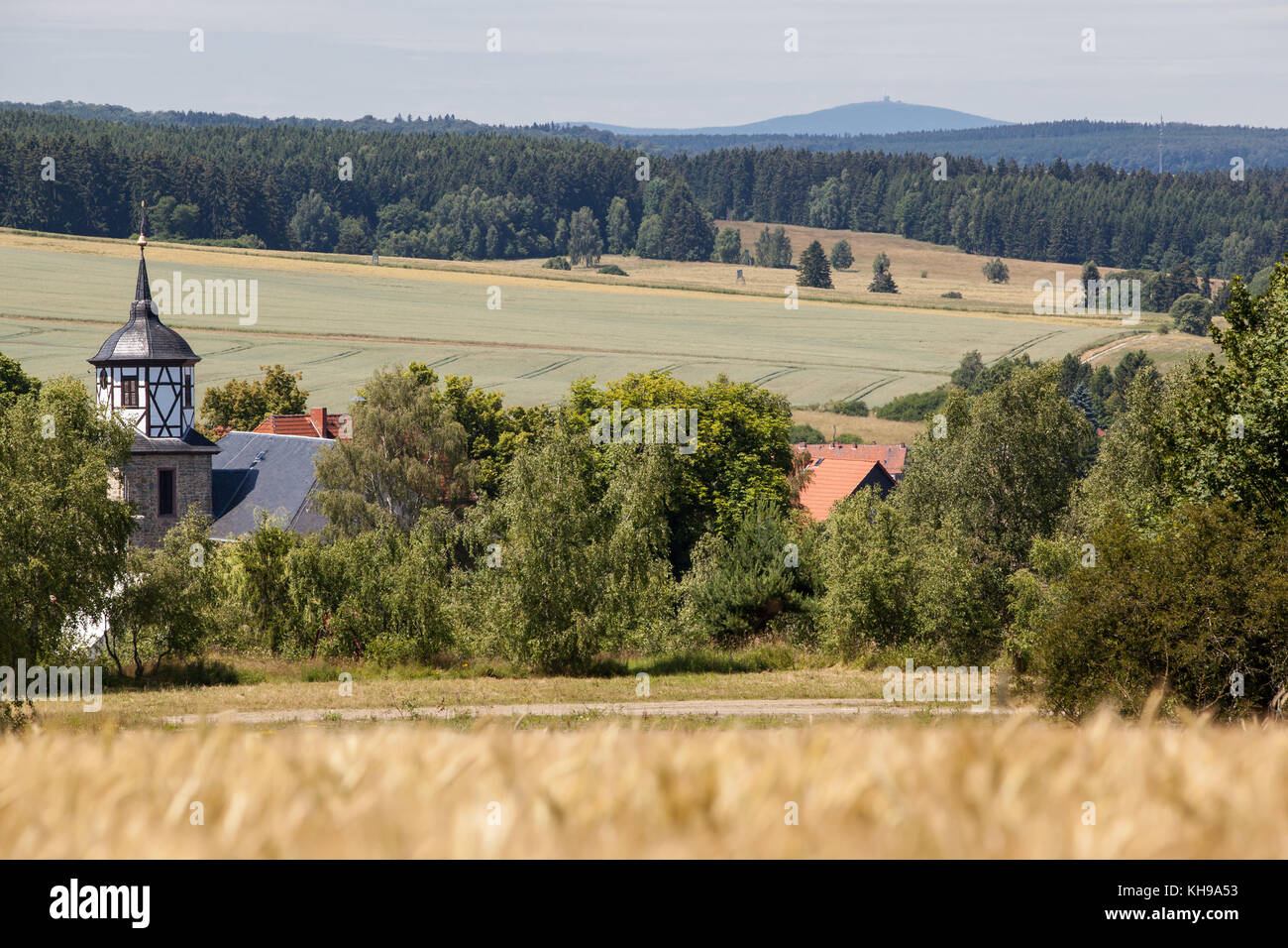 Blick nach Strassberg Stock Photo - Alamy