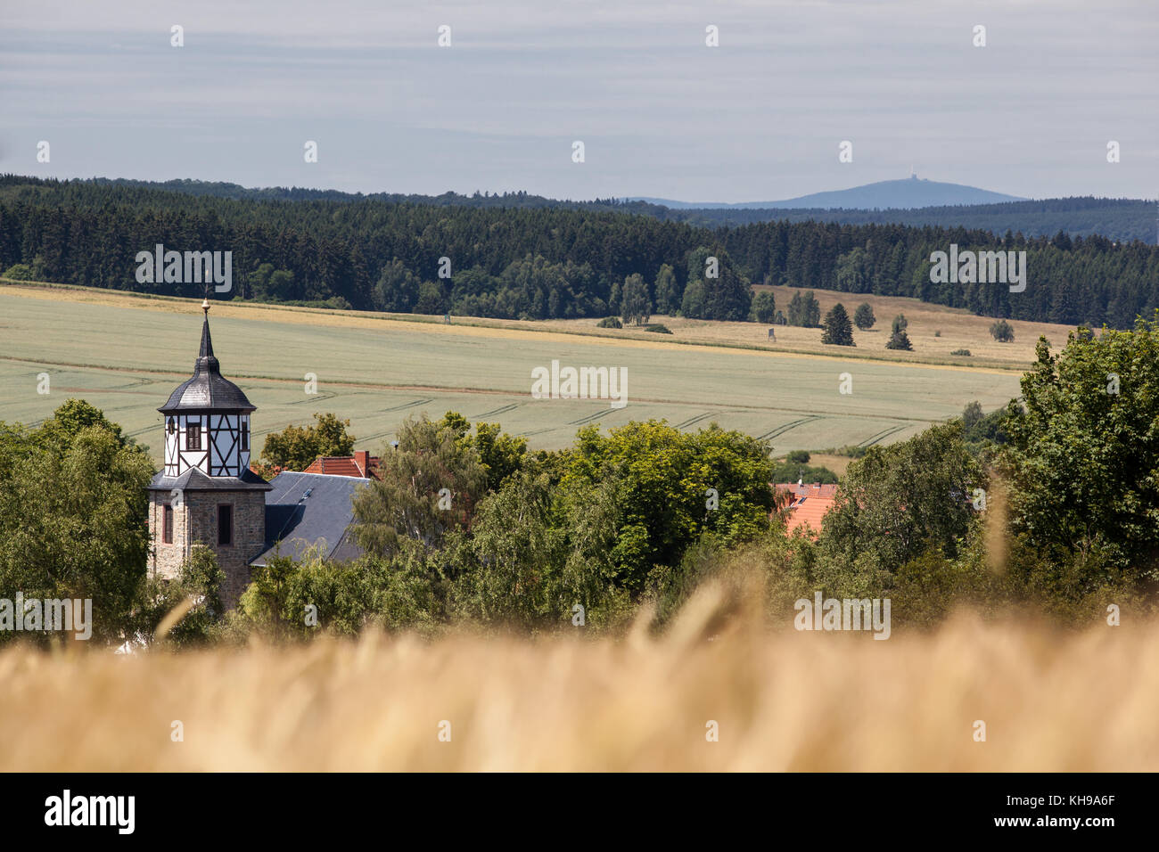 Blick nach Strassberg Stock Photo - Alamy