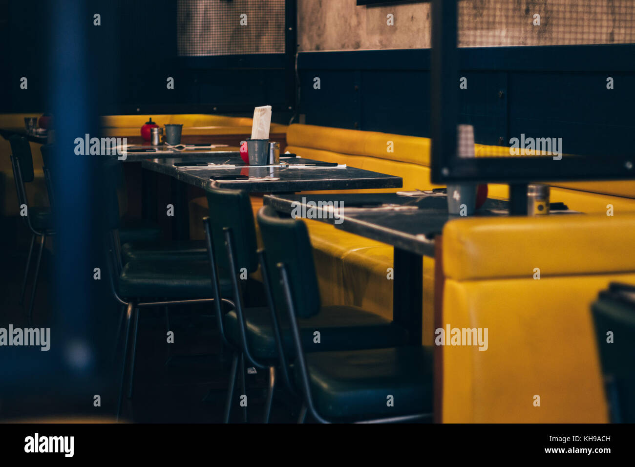 interior of a nice modern hipster restaurant Stock Photo - Alamy
