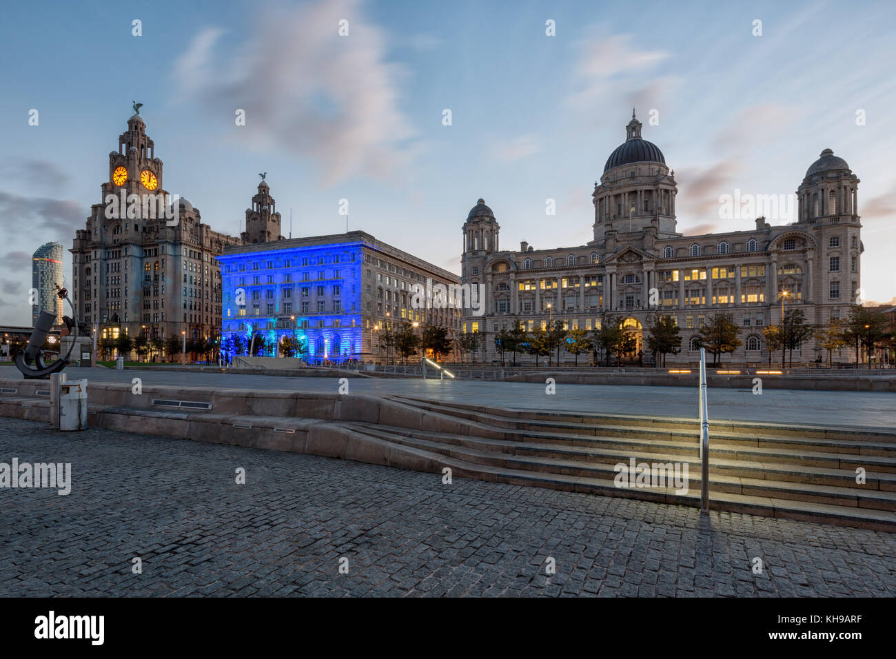The Three Graces, Liverpool Stock Photo - Alamy