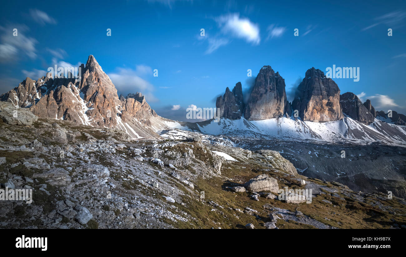 The Italian Alps, the Mountain valley, the view, the high peaks, the ...
