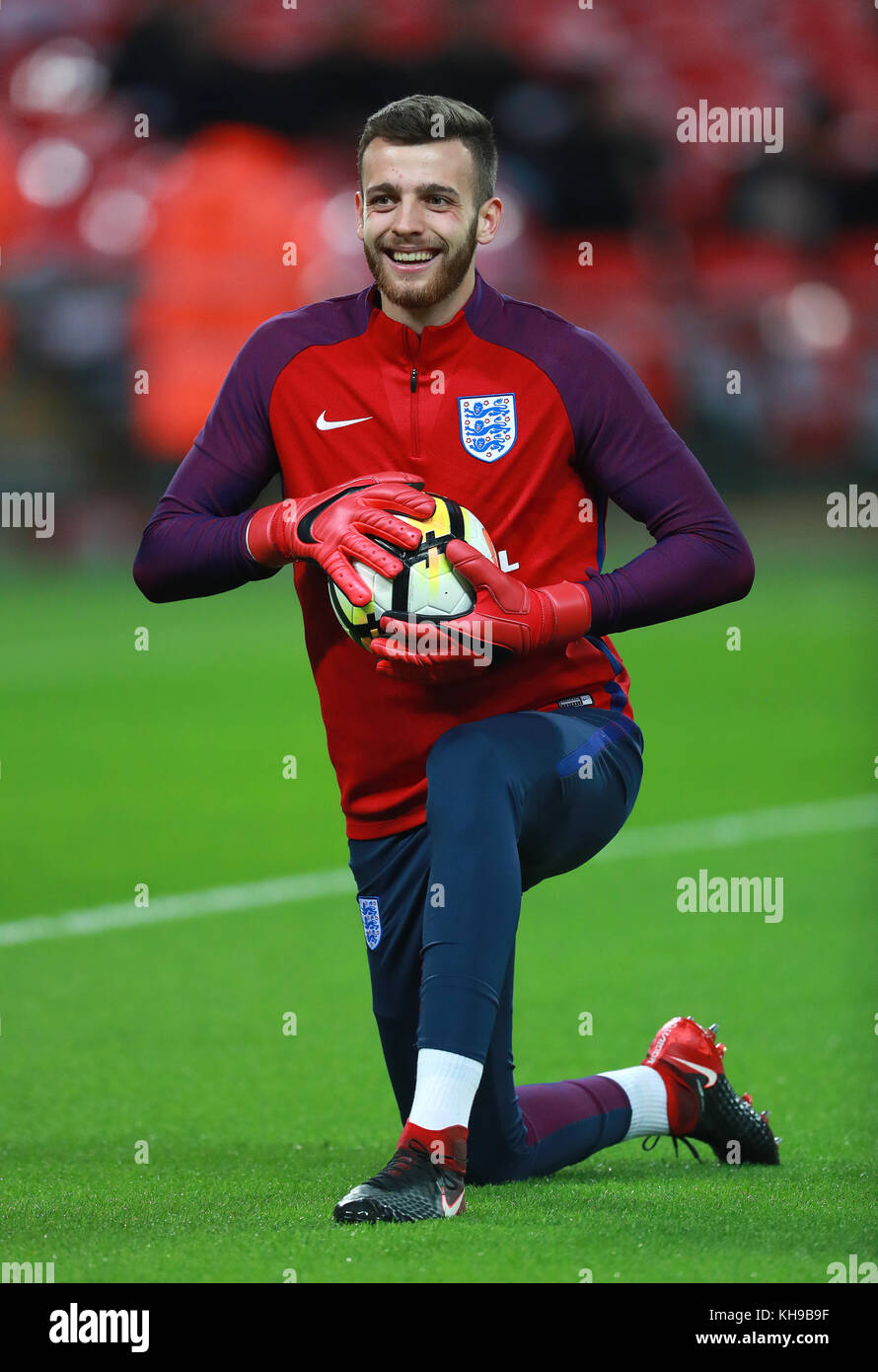 England goalkeeper angus gunn hi-res stock photography and images - Alamy