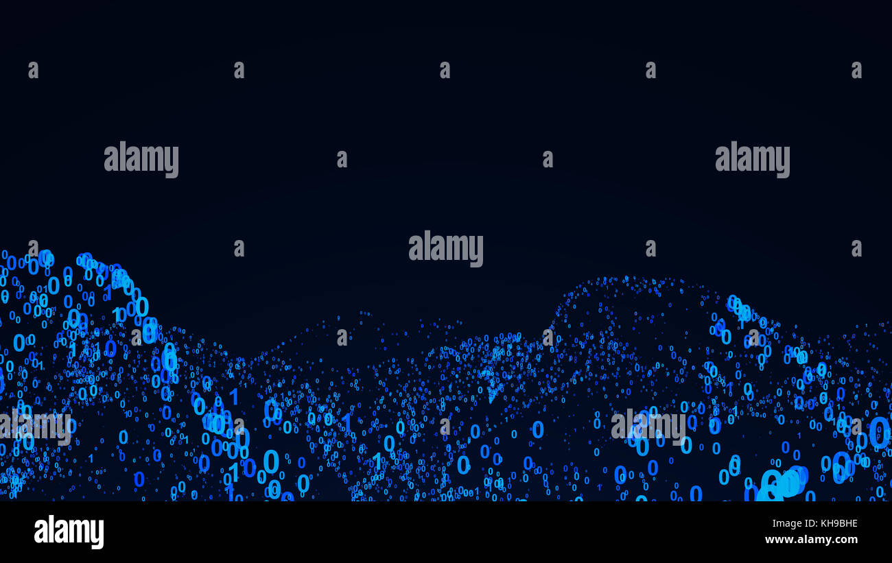 Abstract background with digital numbers. 3d rendering Stock Photo - Alamy